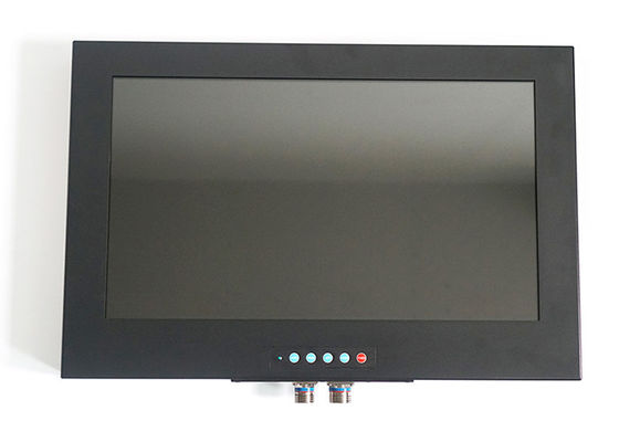 21.5 Inch LCD Stainless Steel Monitor 1000 Nits IP67 Enclosure Rugged ...