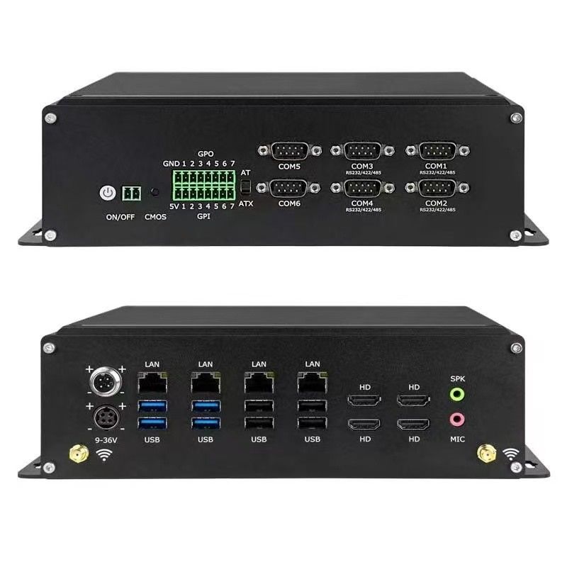 Small Size Industrial Mini PC with GPU 14 GPIO 7 Inputs and 7 Outputs