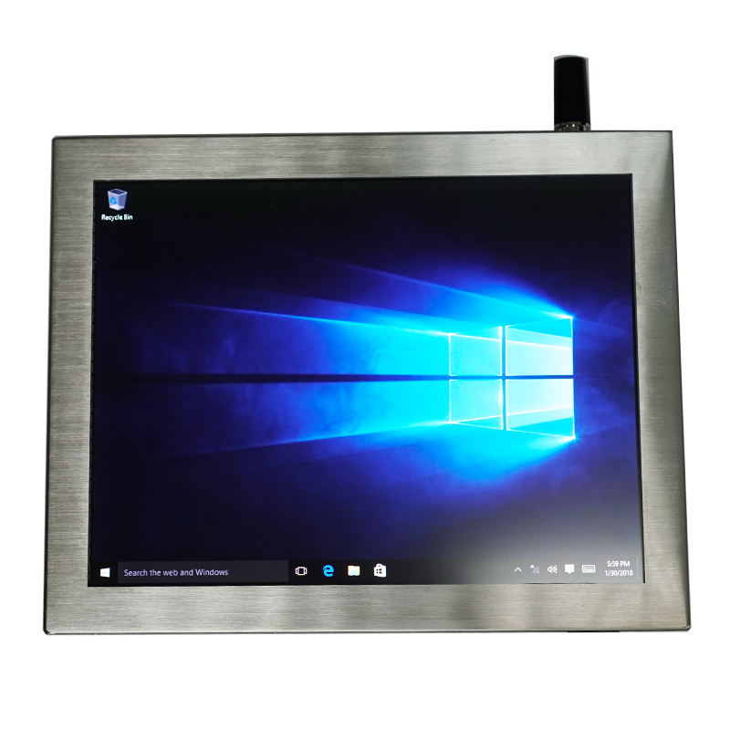 Resistive/Capacitive Stainless Steel Touch Panel Computer With Intel ...