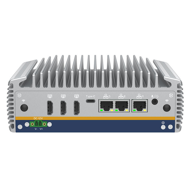 Passive Cooling Fanless Mini PC 14th Gen Intel Core Ultra with AI NPU 3 ...