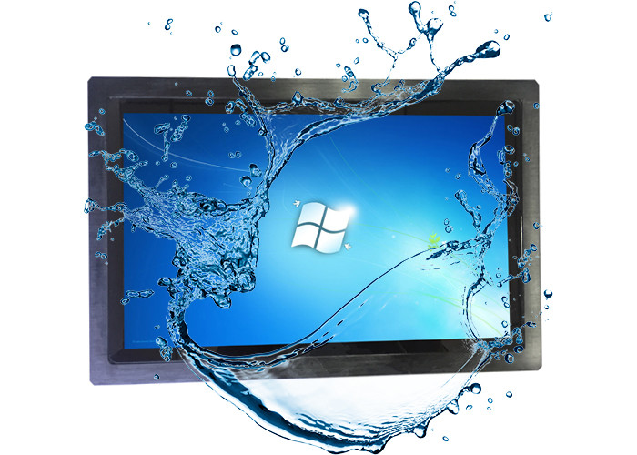 Flat Screen Embedded All In One Pc Touch Screen Screw On Water Tight IO ...